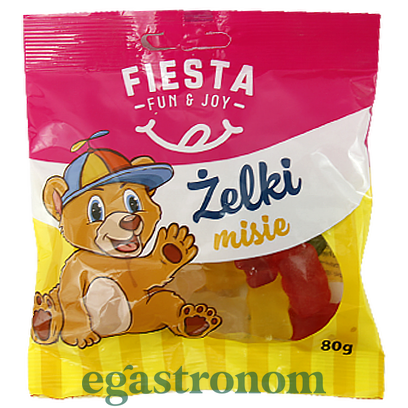 Желейки ведмедики Фієста Fiesta zelki misie 80g 15шт/ящ. Купити ...